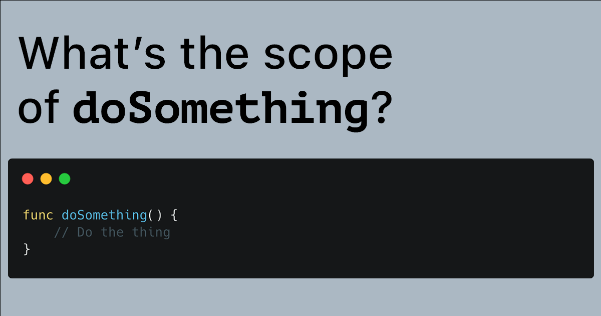 Don't Use Scope Modifiers with Extensions - Joseph Duffy